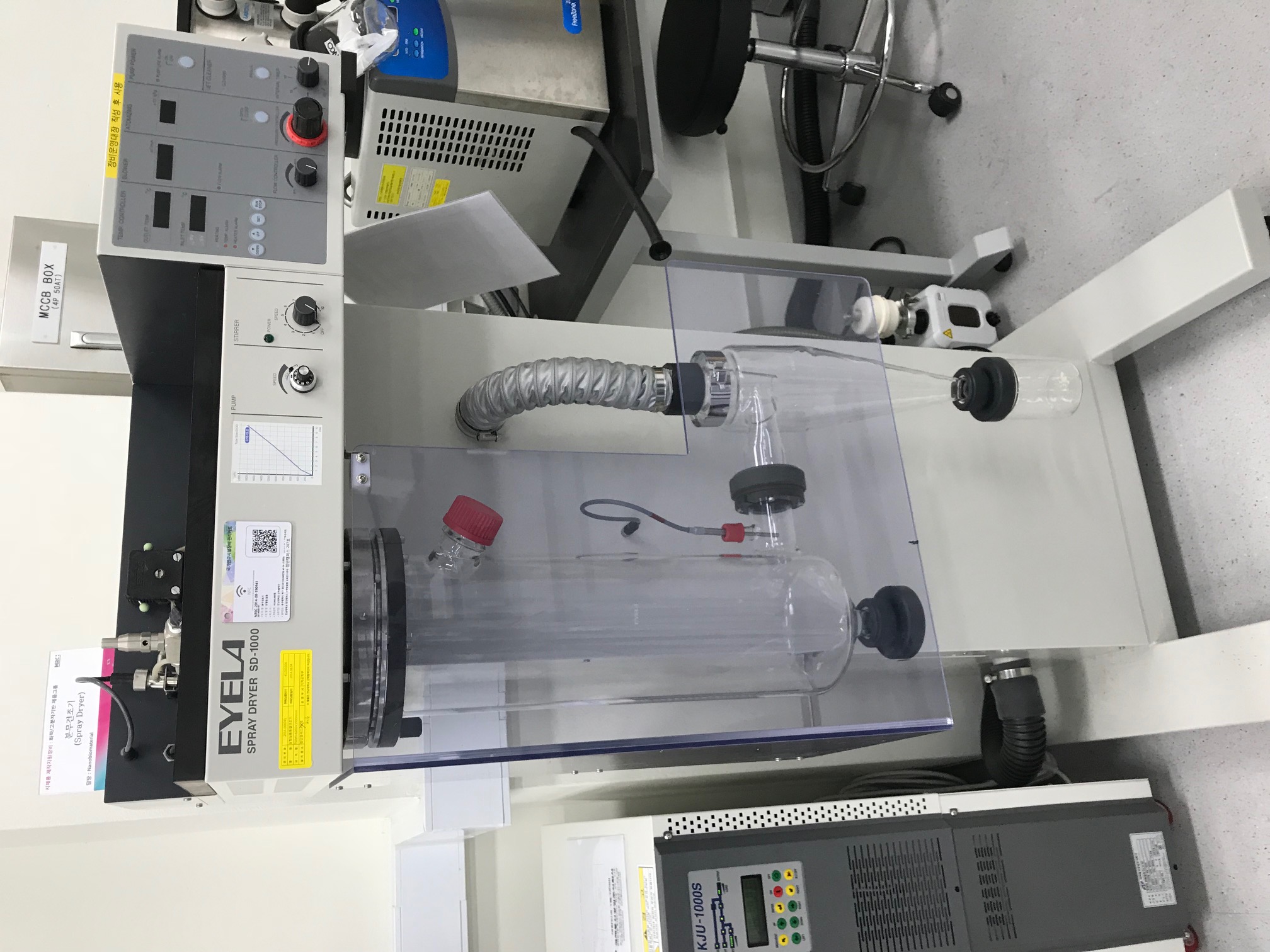 thiết bị thí nghiệm ngành thực phẩm & nước giải khát : Máy sấy phun SD-1000 Eyela