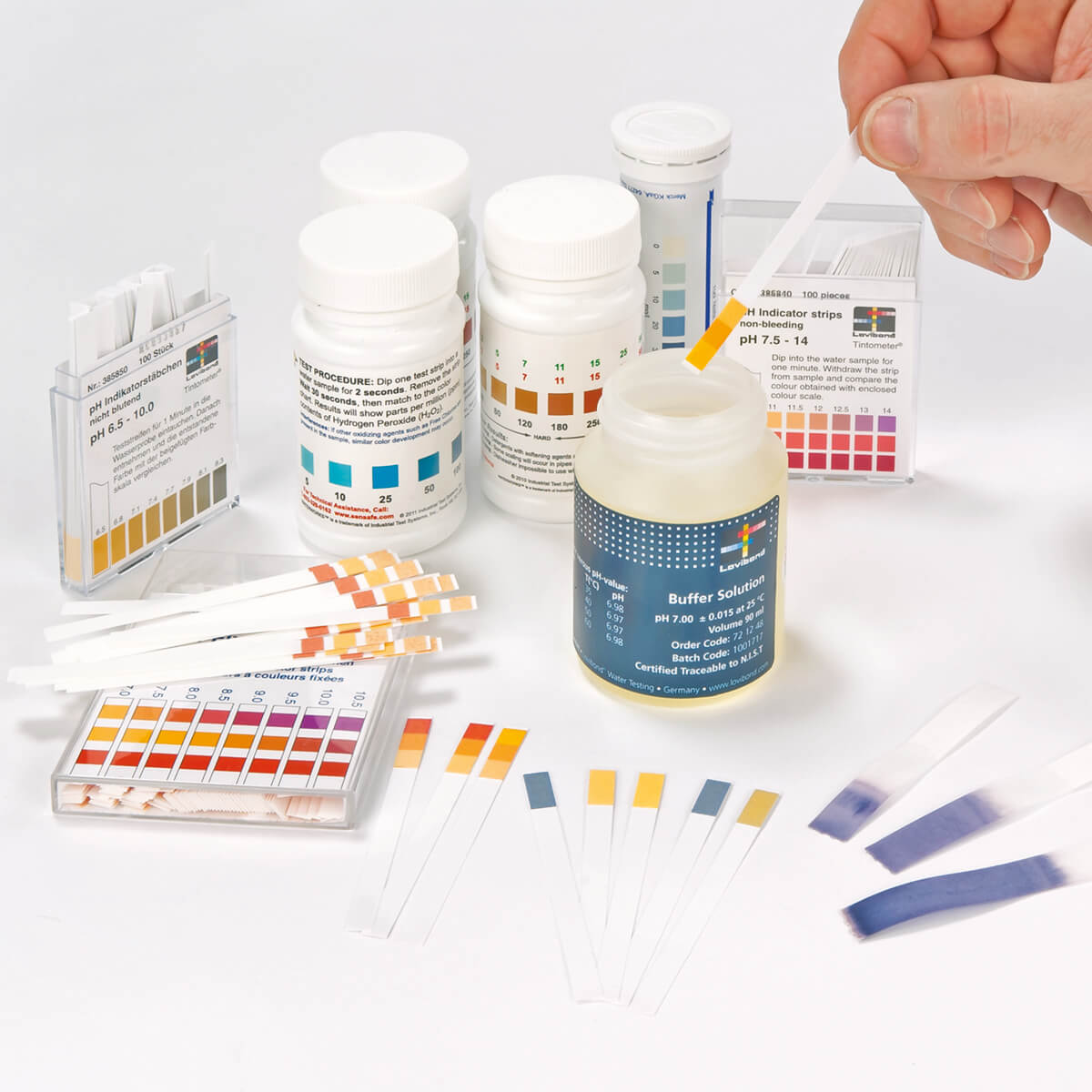 Thiết bị thí nghiệm ngành dược phẩm : Bộ test nhanh Hydrogen Peroxide 0 ...